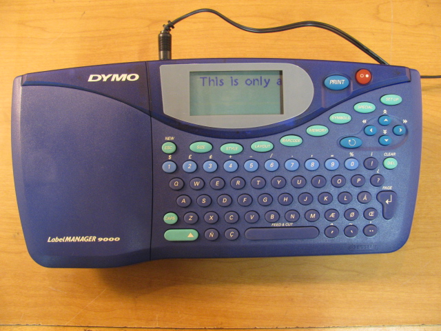 Dymo Label Manager 9000 Printer Maker in Original Box RARE | eBay