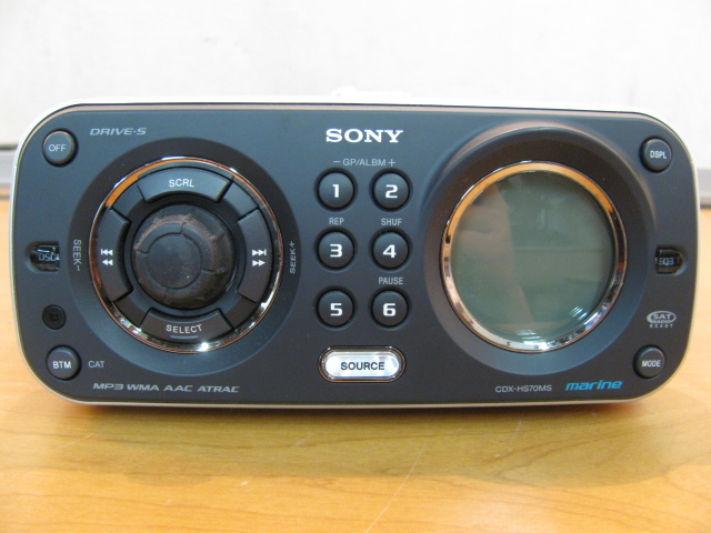 Sony CDXHS70MS Boat Marine Waterproof Stereo Radio CD MP3 Receiver (#8. ...